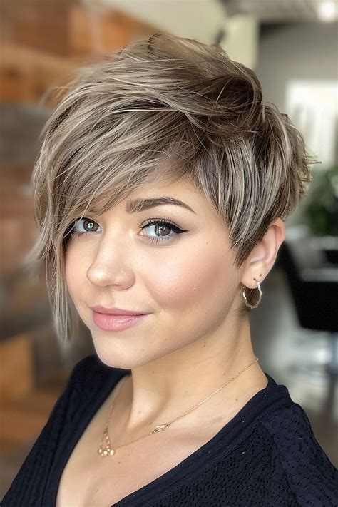 Short Haircuts With Side Bangs
