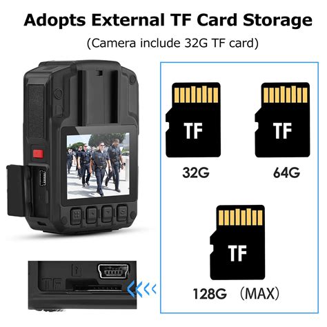 Boblov Hd66 02 D7 Rugged Police Body Camera Waterproof High Definition