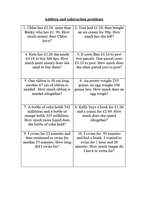 Extension Problems Pdf