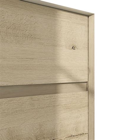 Bv Better Vanity Kingdee 48 In Light Oak Double Sink Floating Bathroom Vanity With White Acrylic