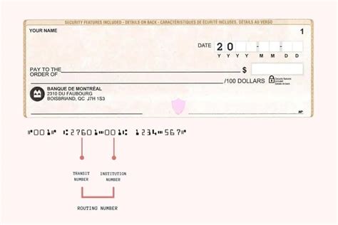 Td Canada Trust Routing Number Canada