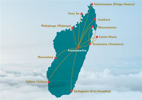 Vols Madagascar Découvrez toutes nos destinations Madagascar