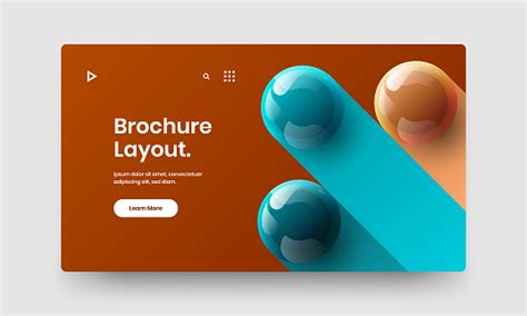 신선한 3d 구체 포스터 레이아웃 기하학적 기업 브로셔 디자인 벡터 삽화 0명에 대한 스톡 벡터 아트 및 기타 이미지 0명 개념 개성 개념 Istock