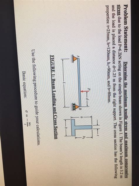 Solved Problem Statement Determine The Maximum Tensile