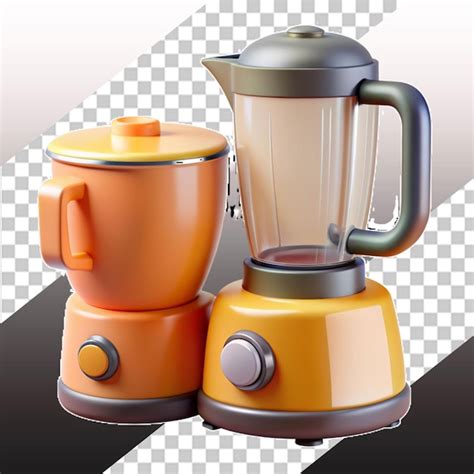 Icono De Molinillo De Mezclador Aislado Ilustración De Renderización 3d