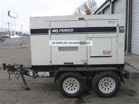 2006 Multiquip Dca70ssi3c Towable Diesel Generator 70kva 56 Kw