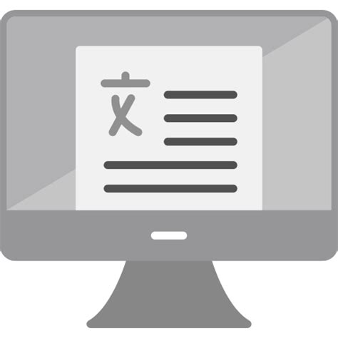 Linguistics Generic Grey Icon