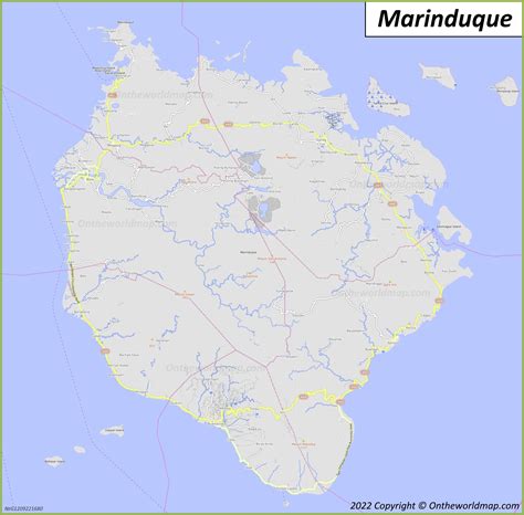 Marinduque Island Map Philippines Discover Marinduque Island With