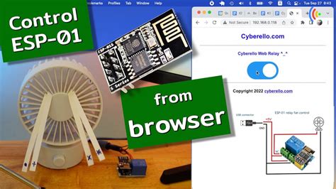 Control Esp 01 Relay Module From Browser 09 27 2022 Youtube