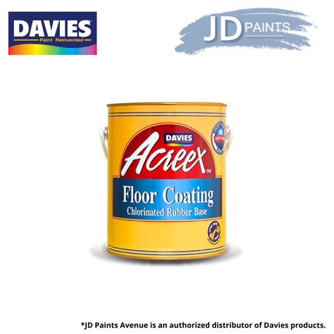 Davies Acreex Floor Coating Crb Chlorinated Rubber Base 4l Shopee
