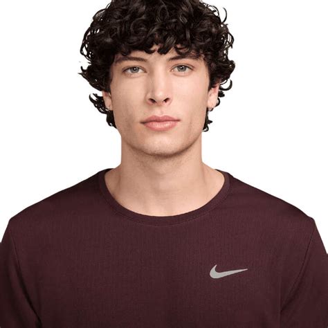 Nike Mens Dri Fit Miler Uv Running Tee Rebel Sport
