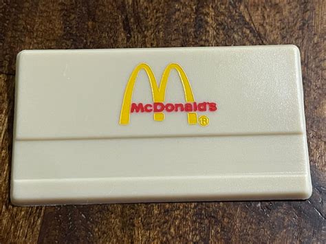1970 S Rare And Scarce McDonalds Unused Name Tag New Old Stock In