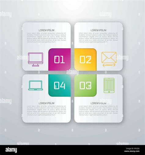 Template Rectangles Design On The Grey Background Stock Vector Image And Art Alamy