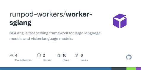 Marut Pandya On Linkedin Github Runpod Workersworker Sglang Sglang