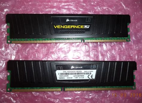 16gb2x 8gb Ddr3 1600mhz Pc3 12800 Cl9 Corsair Vengeance Lp