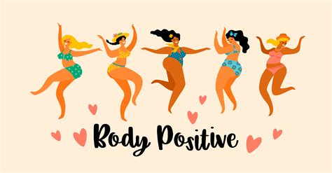 Body Positive Happy Plus Size Girls Are Dancing 286932 Vector Art At
