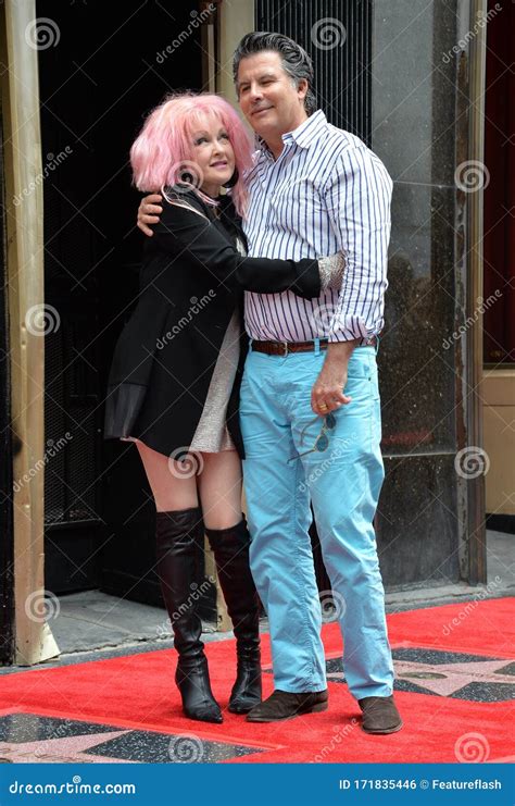 Cyndi Lauper And David Thornton Editorial Photo Image Of Personality