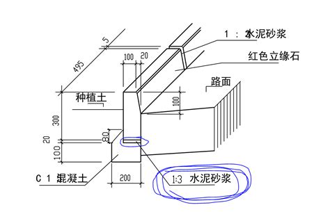 市政道路路缘石下面2cm的水泥砂浆套什么定额 服务新干线答疑解惑