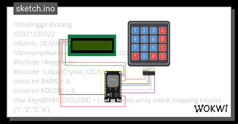 Praktikum 4 2 Menampilkan Karakter Keypad Ke LCD Muhammad Farid