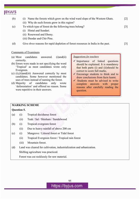 Icse Class 10 Geography Question Paper Solution 2016 Download Pdf