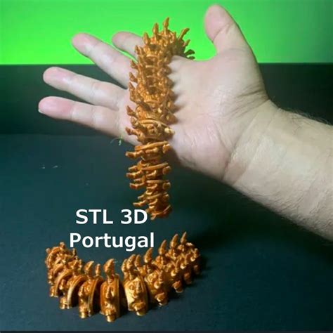 Flexi Botterpillar Archivo Stl Obj Para Impresion 3d Electrogeek