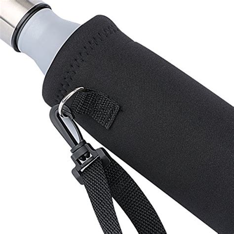 RICHEN Neoprene Water Bottle Carrier Bag With Adjustable Shoulder Strap
