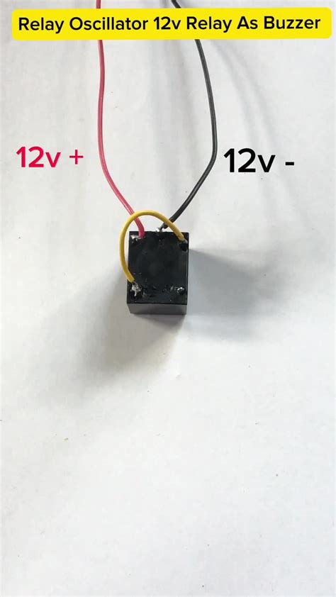Relay Oscillator 12v Relay As Buzzer Stephentechnology Stephen