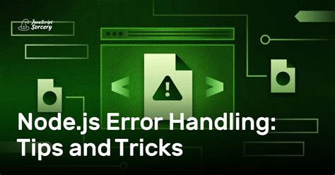 Nodejs Error Handling Tips And Tricks Appsignal Blog Rprogramming