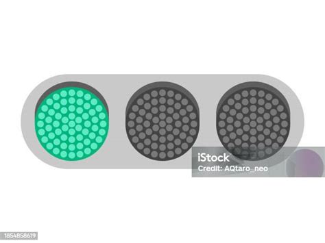 The Traffic Light Isolated On White Background向量圖形及更多交通標誌圖片 交通標誌 交通燈