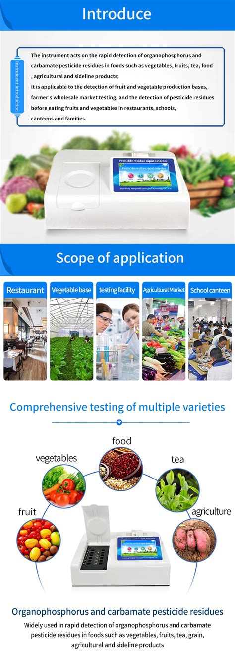 Pesticide Residue Detector Chemical Plus