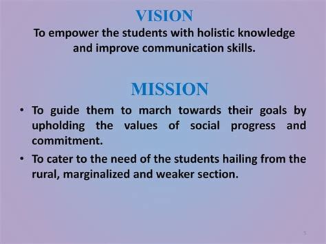 English Ppt For Naac Peer Team Ppt