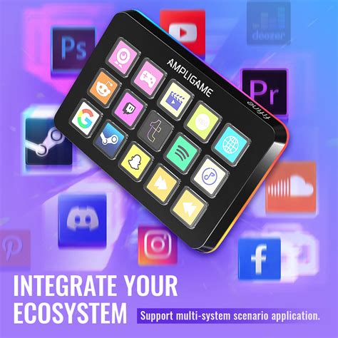 FIFINE D Stream Controller With Macro Keys Streaming Deck With Programmable Trigger Action