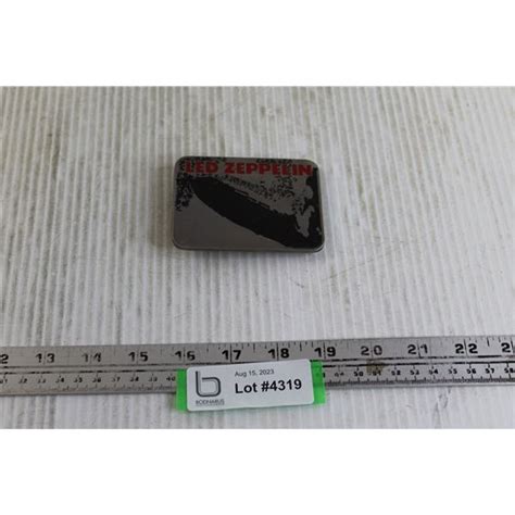 Led Zeppelin Belt Buckle Bodnarus Auctioneering