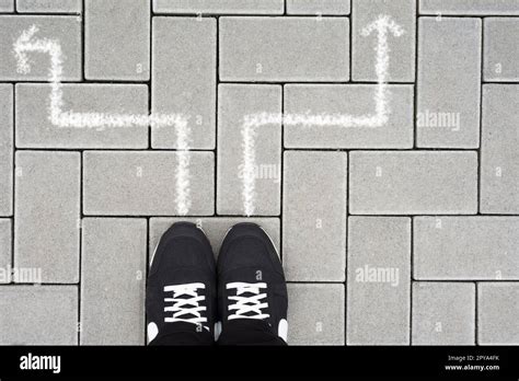 Which Way To Go Undecisive Concept Life Complexity Maze Of The Life