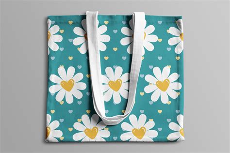 Cute Daisy Seamless Pattern Digital Papers By Creativestore Thehungryjpeg