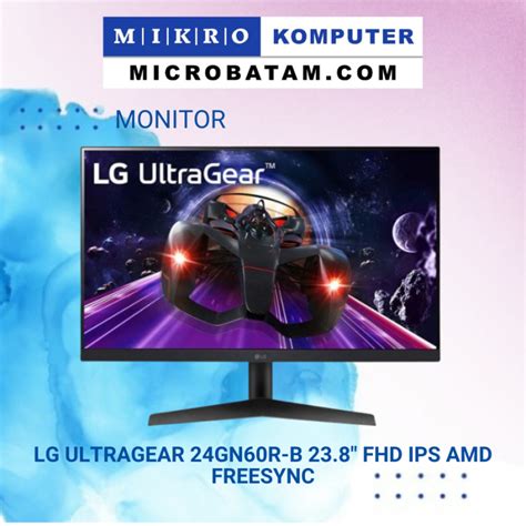 Monitor Lg Ultragear 24gn60r B 238 Fhd Ips Amd Freesync