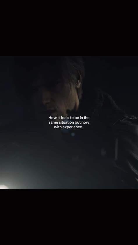 Leon Kennedy Quotes On Resilience And Experience Tiktok