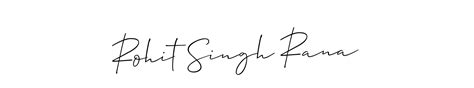 76 Rohit Singh Rana Name Signature Style Ideas Amazing Online Autograph