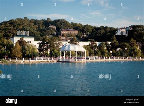 Abrau lake, Abrau Durso (Abrau Dyurso Stock Photo - Alamy