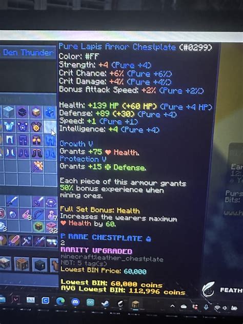 I Was Given Recombed Lapis Armor Rhypixelskyblock