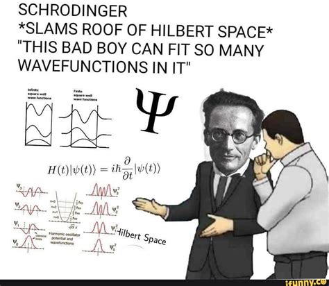 Schrodinger Slams Roof Of Hilbert Space This Bad Boy Can Fit So Many