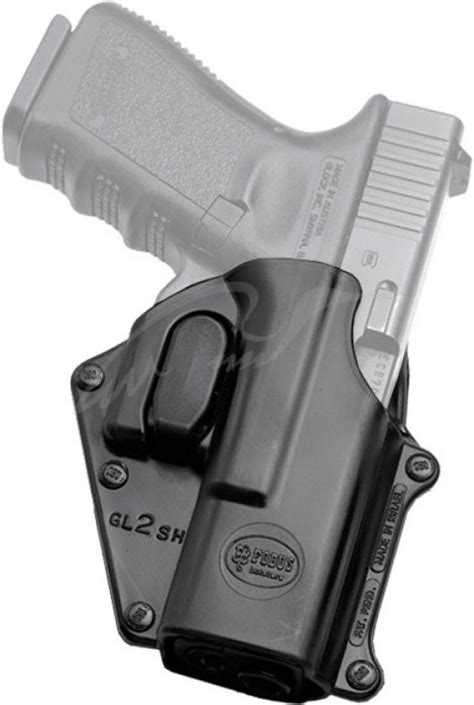 Кобура Fobus для Glock 17/19 поворотная с креплением на ремень/кнопкой ...