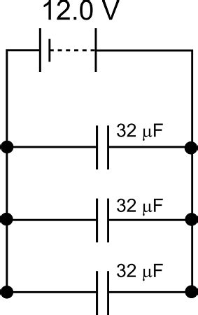 The Diagram Shows Capacitors Each Of The Capacitance Is Mu F The Capacitors Are Connected