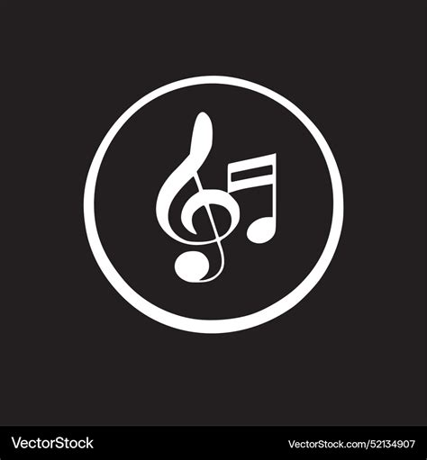 Black And White Music Logo Retro Music Logo Stock Illustrations