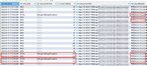 Sqlsugarsqlsugarexception 中文提示 连接数据库过程中发生错误，检查服务器是否正常连接 Sqlsugar