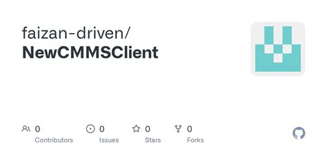 GitHub Faizan Driven NewCMMSClient