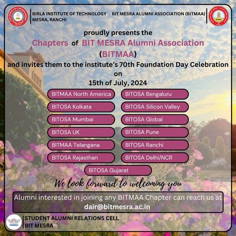 We Take Great Pride In Our Alumni We Would Like To Take This