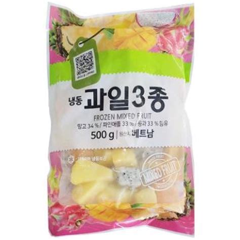 냉동과일 3종 500G 주 재호식품 배민스토어