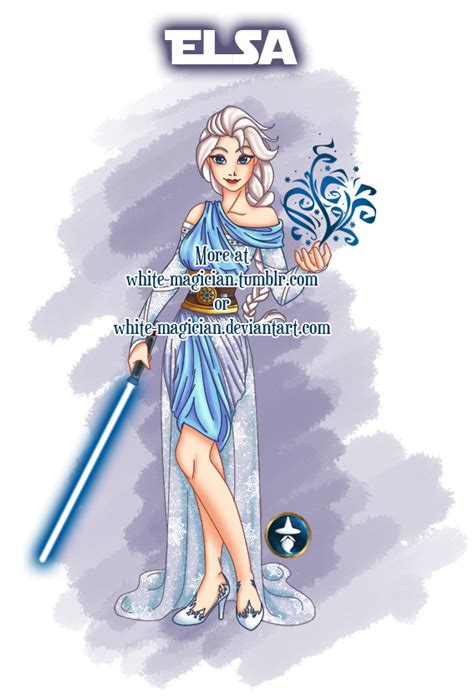 Jedi Disney Princess Elsa By White Magician On Deviantart