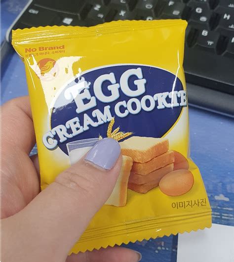 식음료 노브랜드 에그 크림 쿠키 존맛이다 슴슴한게 ㅊㅊ이야